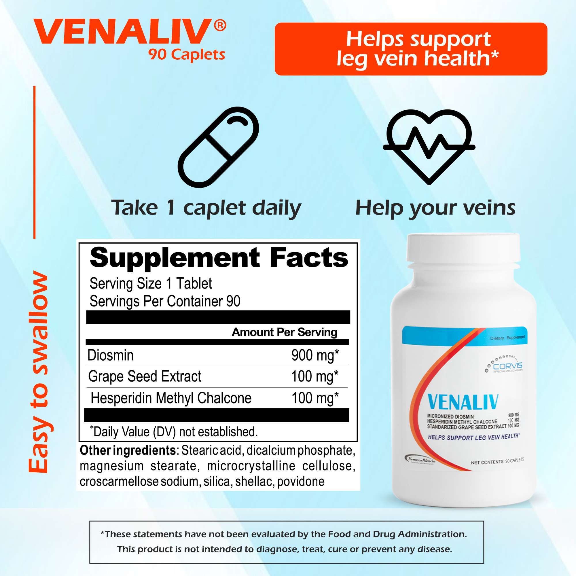 Venaliv® Vein Health Supplement – PreProtein liquid proteins trusted by ...